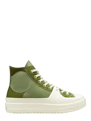 CONVERSE Chuck Taylor All Star Construct High Colorblock Sneakers - Green