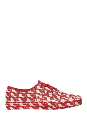 VANS Opening Ceremony X Authentic Snake Checker Sneakers - Red