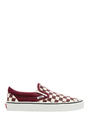 VANS Classic Slip-on Checkerboard - Red