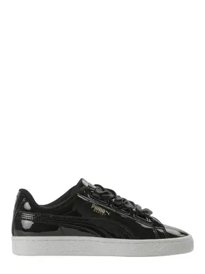 PUMA Basket Heart Patent Sneakers - Black