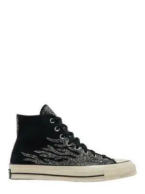 CONVERSE Chuck 70 High Archival Glitter Flame - Black