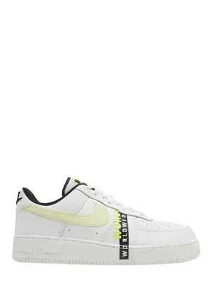 Nike Air Force 1 '07 Lv8 'worldwide Pack Volt' Sneakers - White