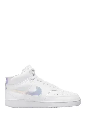 Nike Court Vision Mid Iridescent Sneakers - White