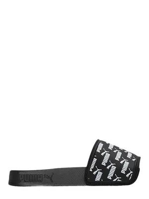 PUMA Leadcat 2.0 Allover Print Slides - Black