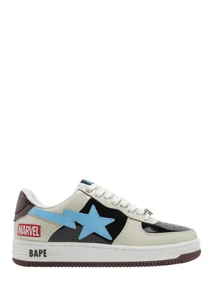 BAPE Marvel X Bapesta 'rocket Raccoon' Sneakers - Cream