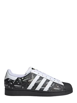 Adidas Superstar All Over Print Sneakers - Black