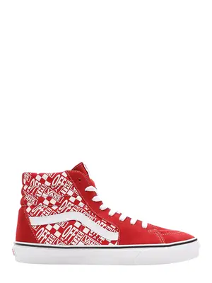 VANS Sk8-hi 'off The Wall' High-top Sneakers - Red