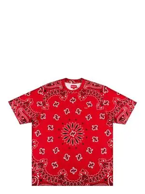 Supreme Small Box Tee Bandana - Red