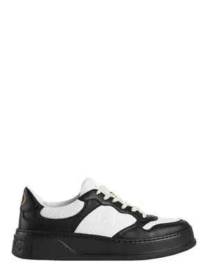 Gucci Gg Embossed Sneaker - Black
