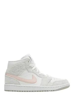 JORDAN 1 Mid Se Light Iron Ore Sneakers - White
