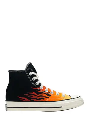CONVERSE Chuck 70 Hi "flames" Sneaker - Black