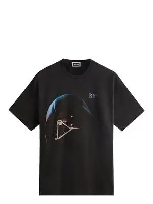 Kith X Star Wars Darth Vader Helmet Vintage Tee - Black