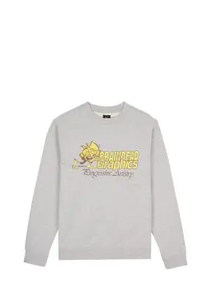 BRAIN DEAD Progressive Artistry Crewneck Sweatshirt - Grey