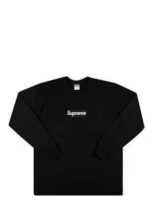 Supreme Box Logo Long-sleeve Tee - Black