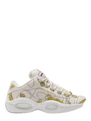 REEBOK Bbc Ice Cream X Question Low 'name Chains' Sneakers - White