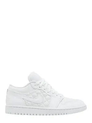 JORDAN 1 Low Quilted Sneakers - White