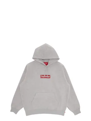 Supreme Inside Out Box Logo Hooded Sweatshirt - Grey