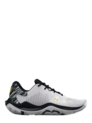 Under Armour Spawn 4 Printed Athletic Sneakers - White