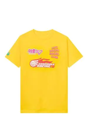 ANTI SOCIAL SOCIAL CLUB X Good Smile Racing Logo Tee - Yellow