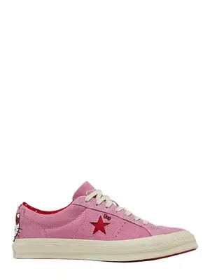 CONVERSE X Hello Kitty One Star Suede Low Top - Pink