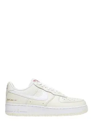 Nike Force 1 '07 Premium 'popcorn' Sneakers - Cream