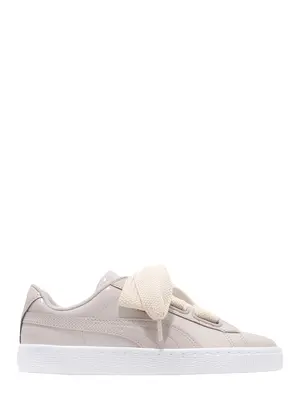 PUMA Basket Heart Patent Sneakers - Tan