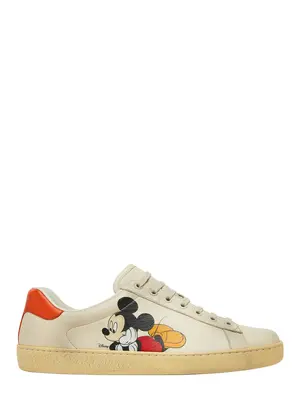 Gucci Disney X Ace Low Mickey Mouse Sneakers - White