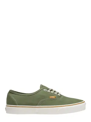 VANS Authentic Embroidered Check Loden Sneakers - Green
