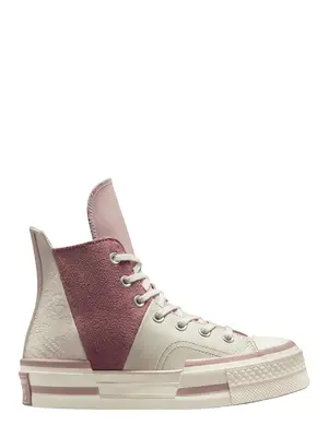 CONVERSE Chuck 70 Plus High Asymmetric Sneakers Pink