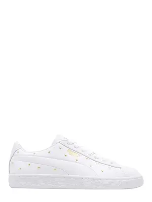PUMA Basket Studded Sneakers - White