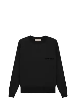 Fear Of God Fear Of God Essentials Fleece Crewneck Black