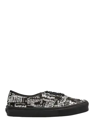 VANS Comme Des Garçons X Authentic Lx Graffiti Sneakers - Black