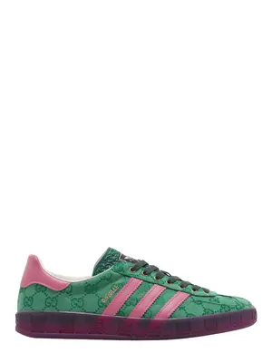 Adidas X Gucci Gazelle Gg Monogram Sneaker - Green