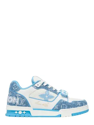 LOUIS VUITTON Trainer Low Velcro Strap Sneaker - White