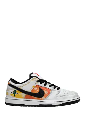 Nike Dunk Sb Low 'tie-dye Rayguns' Sneakers - White