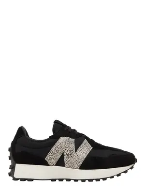 NEW BALANCE 327 Leopard Sneakers - Black