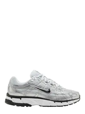 Nike P-6000 Metallic Sneakers Silver