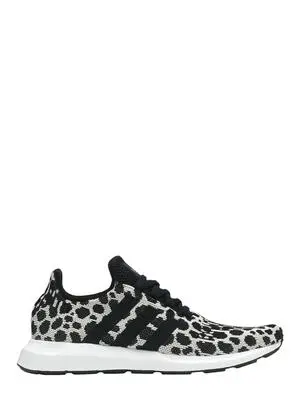 Adidas Swift Run Leopard Print - Black