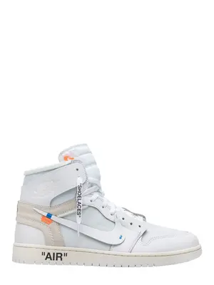 JORDAN Off- X 1 Retro High Og Sneakers - White