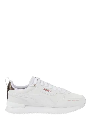 PUMA R78 Raw Metallics Sneakers - White
