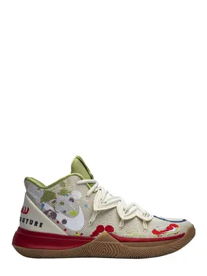 Nike Bandulu X Kyrie 5 'embroidered Splatters' Sneakers - Cream