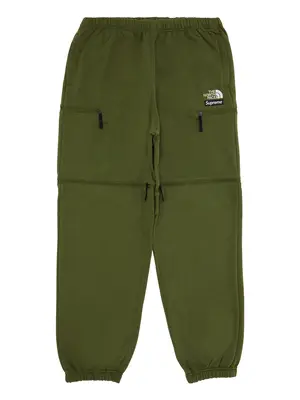 Supreme X The North Face Convertible Sweatpant 'olive - Green