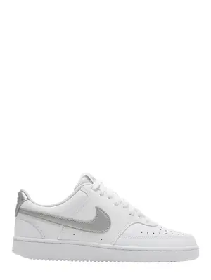Nike Court Vision Low Metallic Sneakers - White