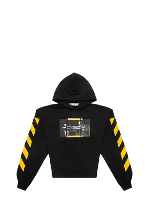 Off-White Caravaggio Painting Over Hoodie - Black