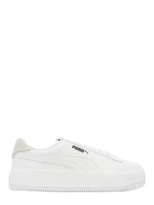PUMA Lily Platform Leather Sneakers - White