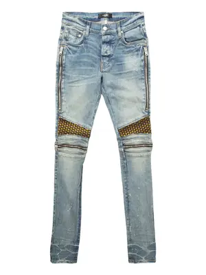 Amiri Velvet Pj Mx2 Straight Leg Jean - Blue