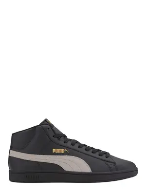 PUMA Smash V2 Mid Top Sneakers - Black