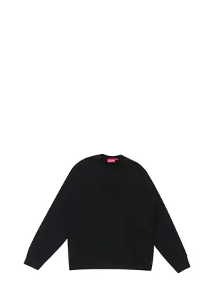Supreme Cutout Logo Crewneck - Black