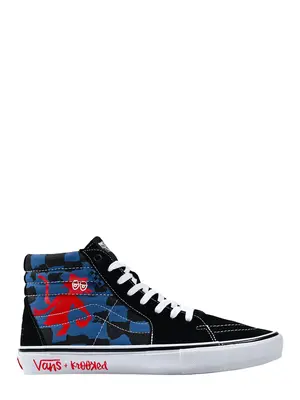 VANS Krooked X Skate Sk8-hi 'natas For Ray Barbee - Black