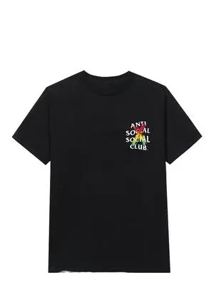 ANTI SOCIAL SOCIAL CLUB Cancelled Rainbow Tee - Black